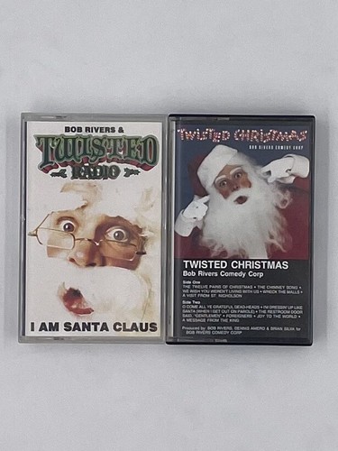 Bob Rivers 2 Cassette Lot I Am Santa Claus Twisted Christmas Comedy ...