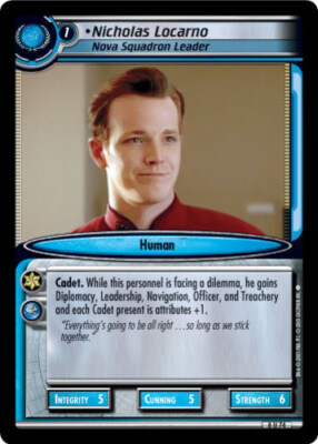 Star Trek 2E: Nicholas Locarno, Nova Squadron Leader [Ungraded] To ...