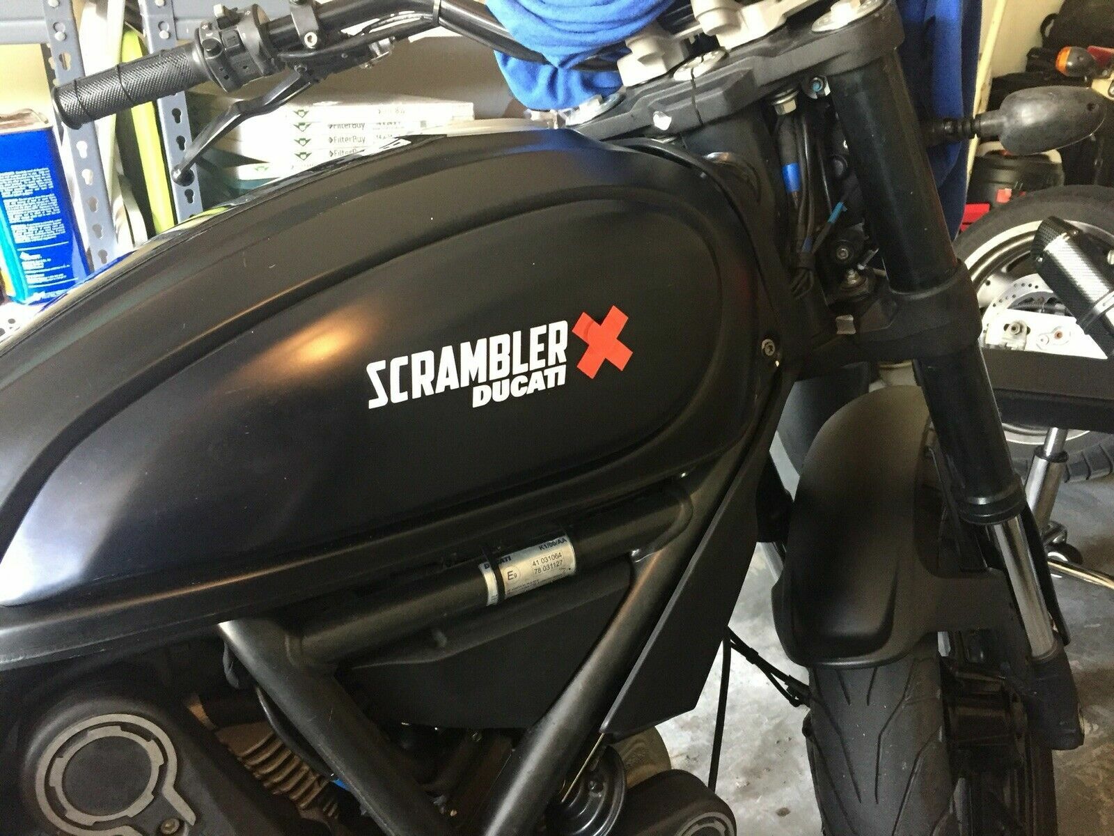 DUCATI SCRAMBLER Replacement Sticker Decal Aufkleber Autocollant ...