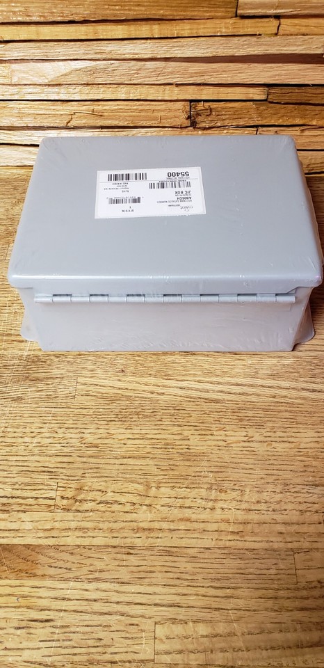 nVent Hoffman A806CH Junction JIC Box, Hinged Door, Gray Steel 8 X 6 X3 ...