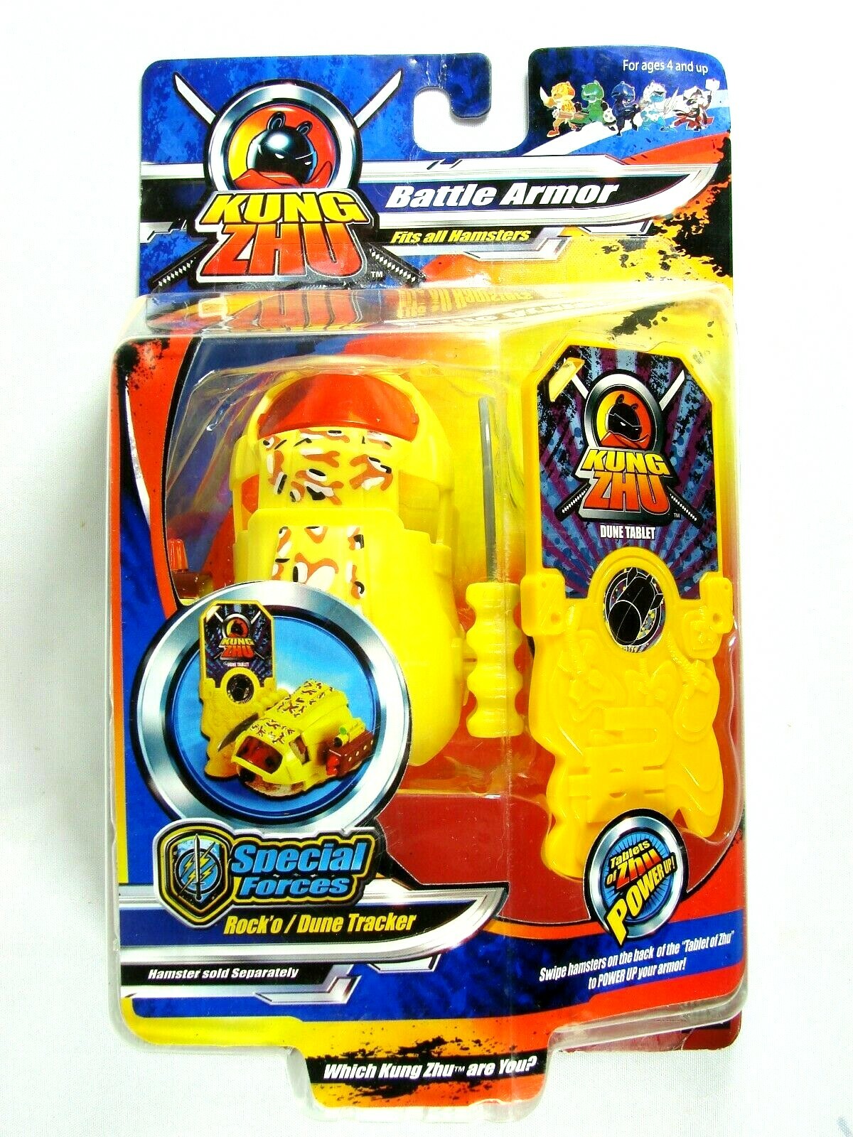 2010 Kung Zhu Battle Armor Hamsters Special Forces Rocko Dune Tracker ...