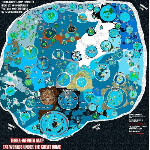 Terra Infinita Map, Flat Earth, High Quality Image Map, Clear Picture ...