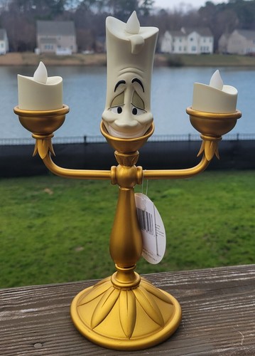 Disney Parks Lumiere Candlestick Light-up Figurine - Beauty and the ...