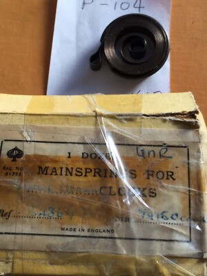 Vintage Alarm Clock Mainspring / 7 x 1500 x 0.22 mm | eBay Australia
