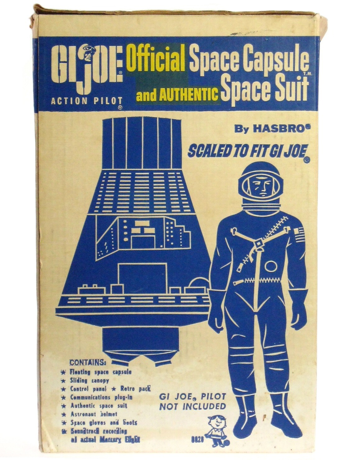 Vintage 1960's GI Joe Space Capsule w/Foreign Astronaut Figure w/French ...