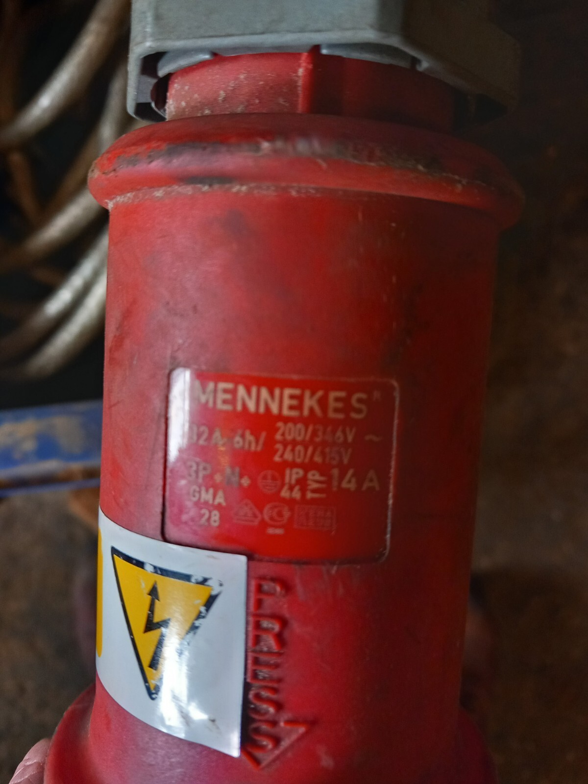 MENNEKES 20M 3PH SY CABLE LEADS 415V 32A 5 PIN THREE PHASE TOOLS ...