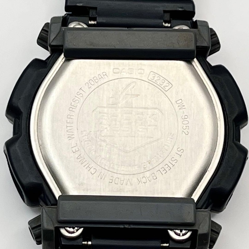 CASIO G-SHOCK DW-9052 Black Red Logo Digital Watch 3232 Module 20BAR | eBay