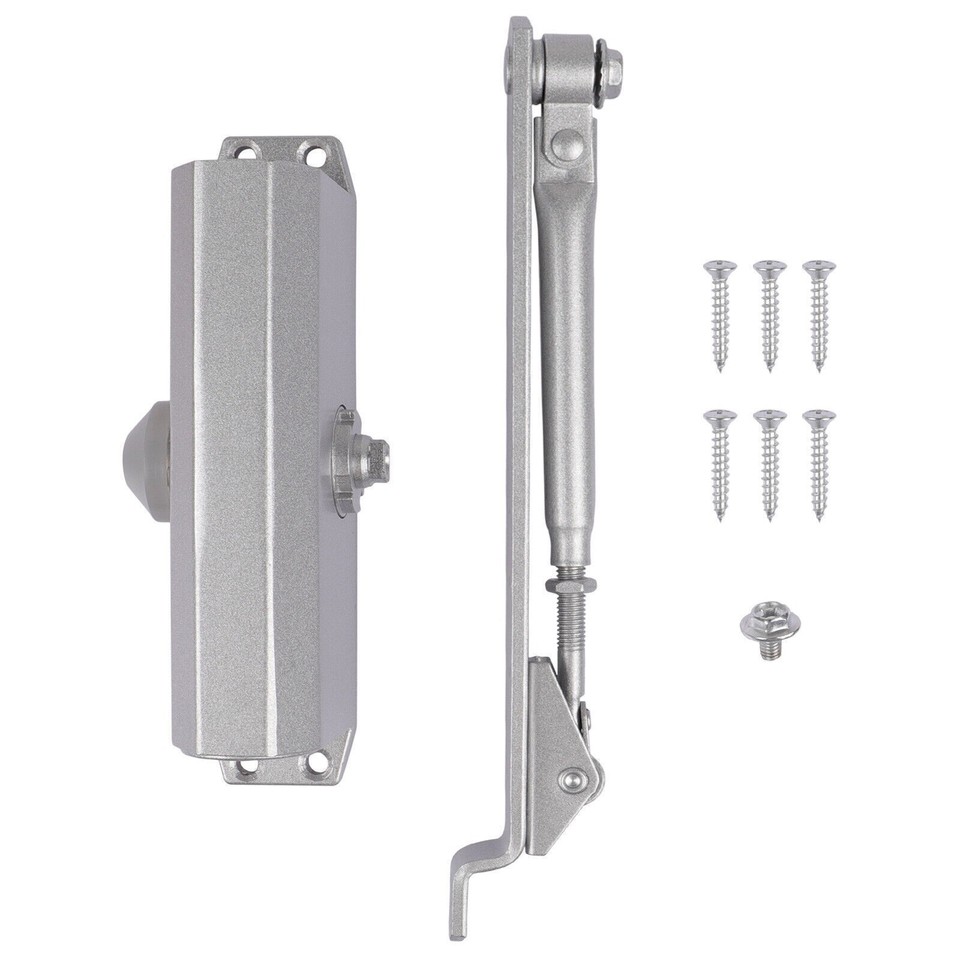 187lbs Commercial Door Closer Heavy Duty Residential Hydraulic Auto ...