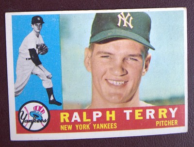 1960 Topps Ralph Terry (New York Yankees) #96 EX/NRMT | eBay