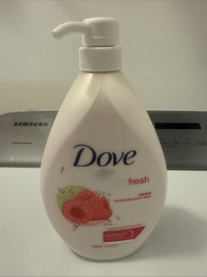 Dove Go Fresh Raspberry & Lime Scent Renew Nourishing Body Wash 33.8 OZ ...