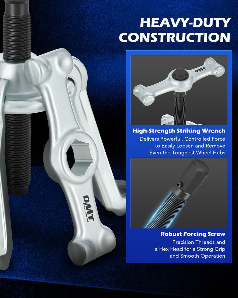 OMT Universal Hub Puller Wheel Hub Removal Tool Replace for OTC 7394 ...