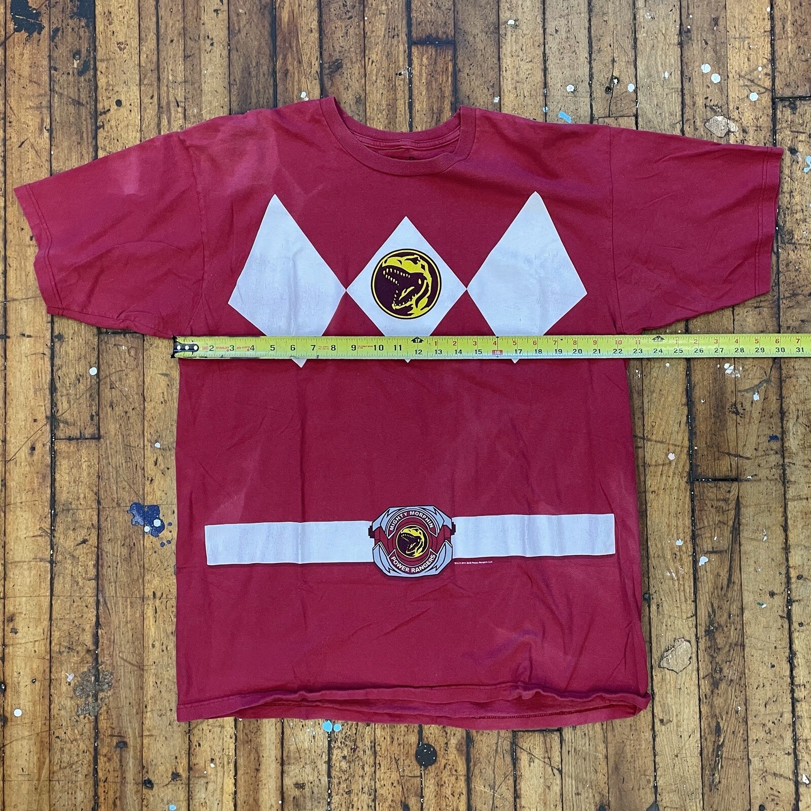 Retro 2011 Mighty Morphin Power Rangers Red Ranger Su… - Gem