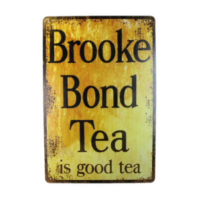 Tin Sign BROOKE BOND TEA Sprint Drink Bar Whisky Rustic Look | eBay ...