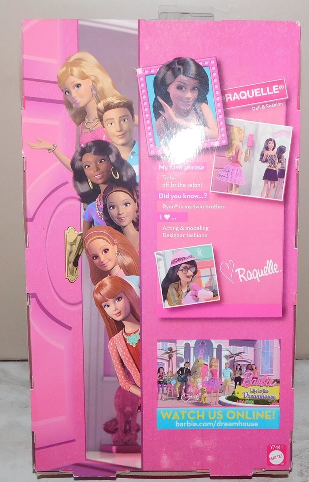 NRFB SMIRK RAQUELLE BARBIE DOLL LIFE IN THE DREAMHOUSE LASHES ...