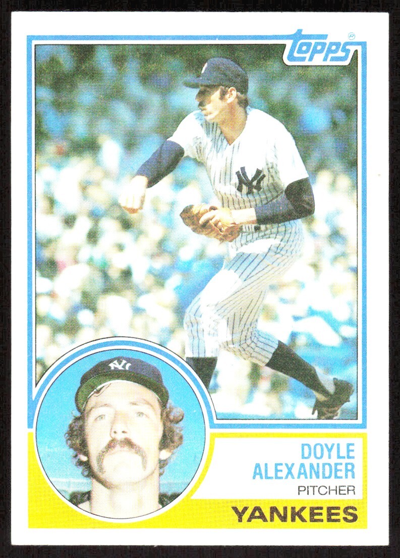 1983 1957B Topps Doyle Alexander New York Yankees #512 | eBay