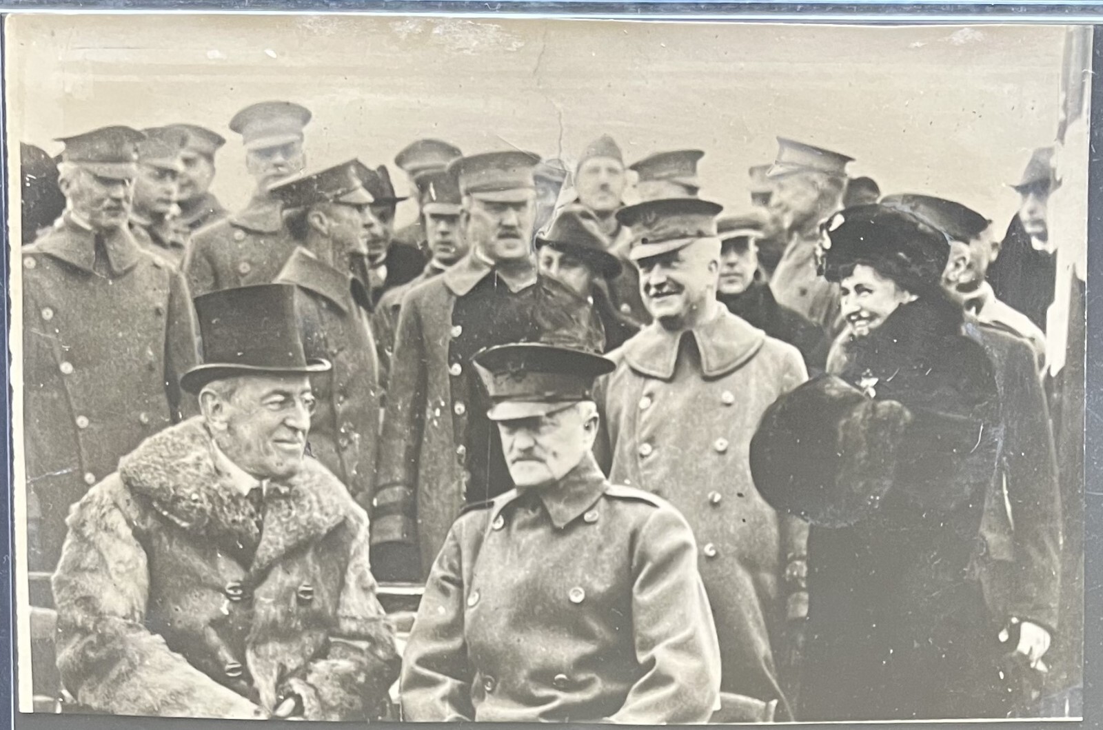 1919 Photo Type 1-President Woodrow Wilson General Pershing Review ...