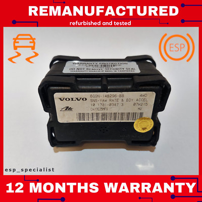 VOLVO S80 V70 XC70 4WD (4x4) DSTC ESP Yaw Rate Sensor 6G9N14B296BB | eBay