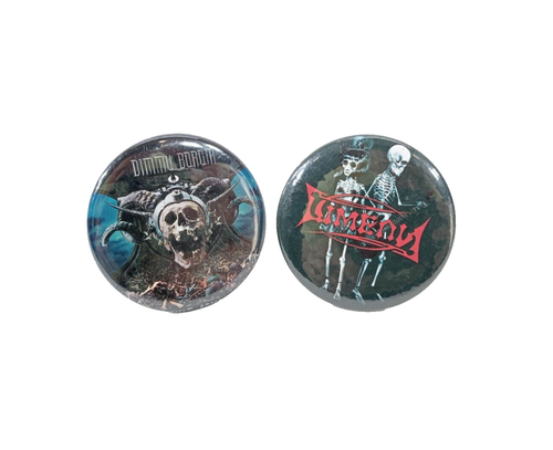 Pinback Rock Band Dimmu Borgir Black Metal 2 Pieces Collectible Badge ...