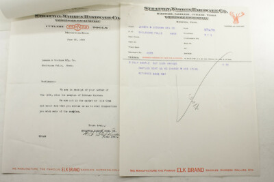 1928 Lamson Goodnow Stratton Warren Hardware Co Memphis TN Elk Ephemera ...