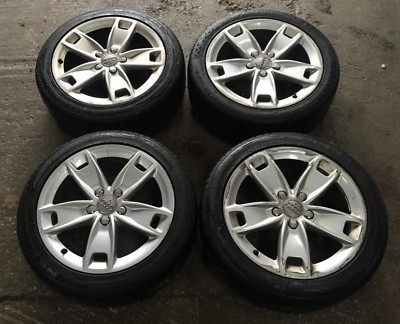 17" GENUINE AUDI A3 ALLOY WHEELS AND 225/45/17 NEXEN TYRES FIT AUDI TT ...