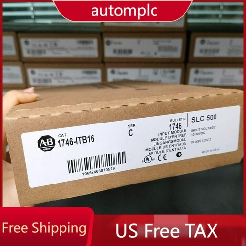 New Factory Sealed AB 1746-ITB16 SLC 16 Point Digital Input Module US ...