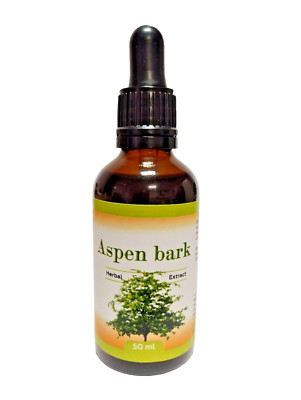Aspen bark, Herbal Extract 50ml. ( Populus tremula ) ORGANIC | eBay