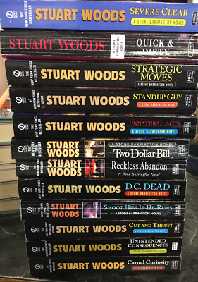 Lot Of 12 Stuart Woods Stone Barrington Paperbacks | eBay