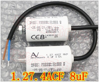 1pc new AV Arcotronics 1.27.4ACF 8uf 470V MKP capacitor #fg | eBay