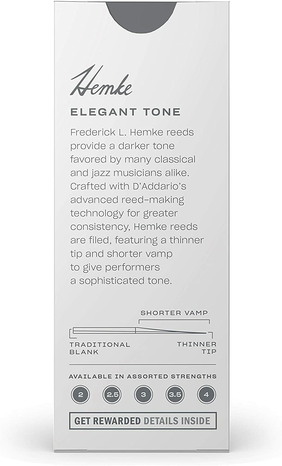 Hemke Tenor Saxophone Reeds, Strength 2.5, 5-pack | eBay