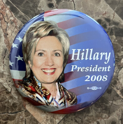 Official 2.25" Hillary Clinton 2008 President Campaign Pin Button | eBay