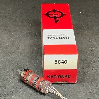 5840 ELECTRON VACUUM TUBE VALVE NATIONAL | eBay