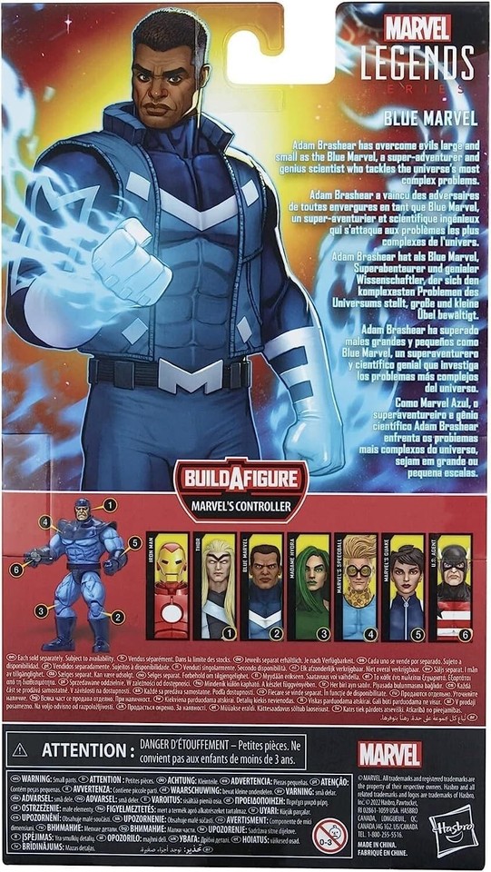 Marvel Legends Series Blue Ultimates Costume Action Figure 6-inch Blue ...