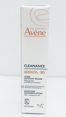 Avene Cleanance Mattifying Sunscreen Lotion SPF30 1.7 oz, New | eBay