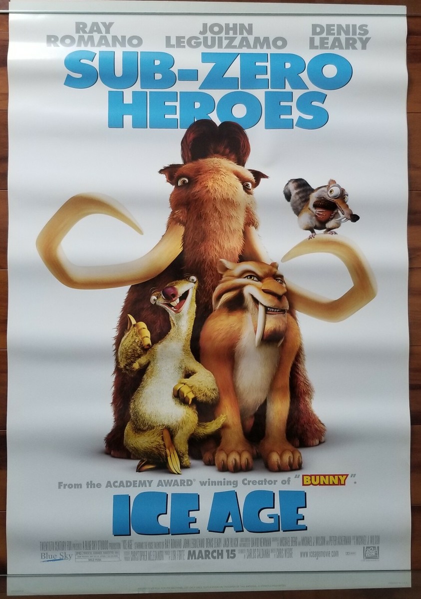 Ice Age 1 Movie Poster