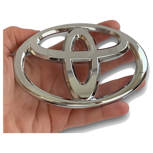 For Toyota Rear Trunk Emblem Chrome Logo Badge Corolla Rav4 Highlander ...