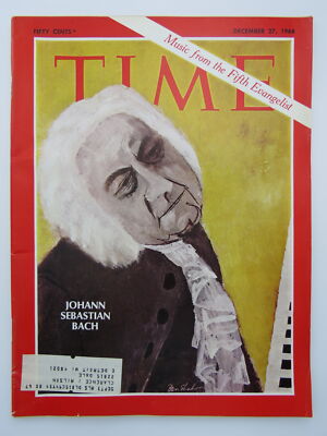 TIME MAGAZINE DECEMBER 27, 1968 (JOHANN SEBASTIAN BACH COVER) Time 1968 ...