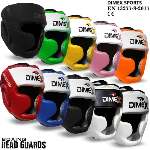 Dimex Boxing Head Guard Martial Arts MMA Kick Training Face Protector ...
