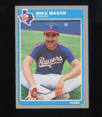 1985 FLEER #562 MIKE MASON ROOKIE RC TEXAS RANGERS | eBay