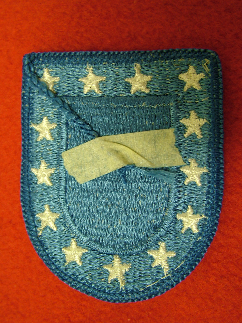 US ARMY BERET PATCH BLUE FLASH WITH STARS | eBay