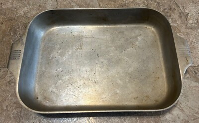 Vtg MAGNALITE GHC 15 1/2" x 9 3/4" x 2" Aluminum Roast & Bake Pan USA ...