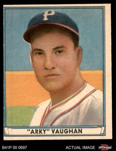 1941 Play Ball #10 Arky Vaughan Pirates HOF 2 - GOOD B41P 00 0697 | eBay