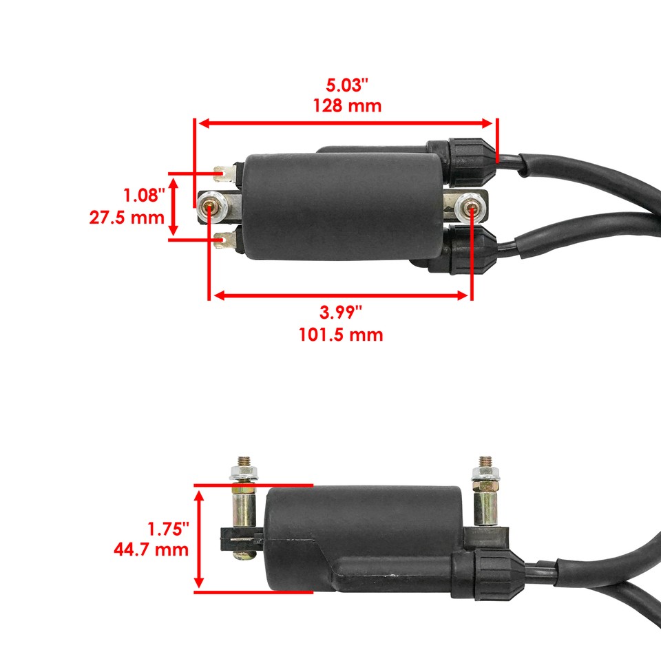Ignition Coil for Kawasaki KZ1000 Z1R 1978 1980 Double Line Ignition ...