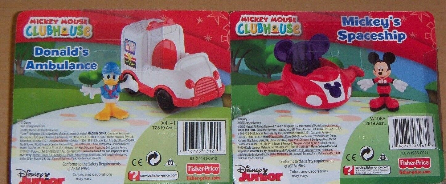 2012+Mickey+Mouse+Donald+Duck+Ambulance+Pack+Clubhouse+Disney+Junior ...
