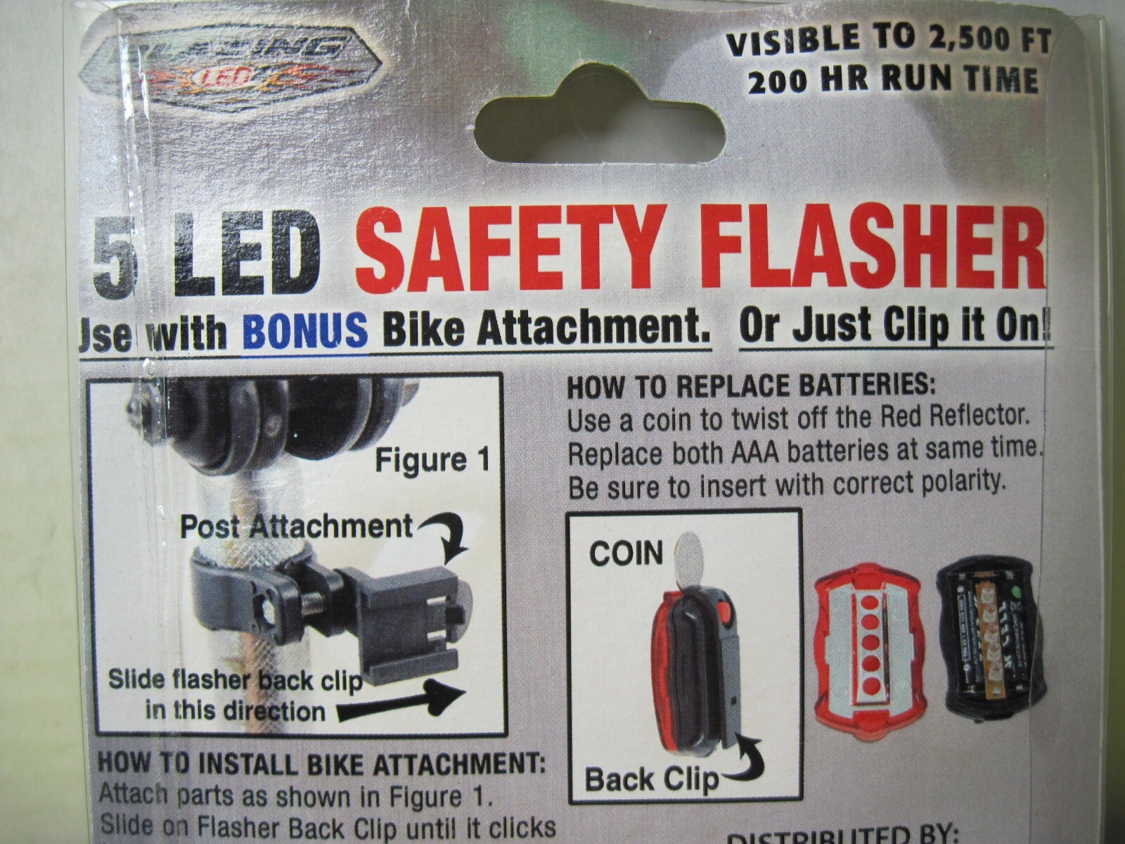 5 LED Safety Flasher No 900257 Shawshank Ledz Inc Pk18 for sale online ...