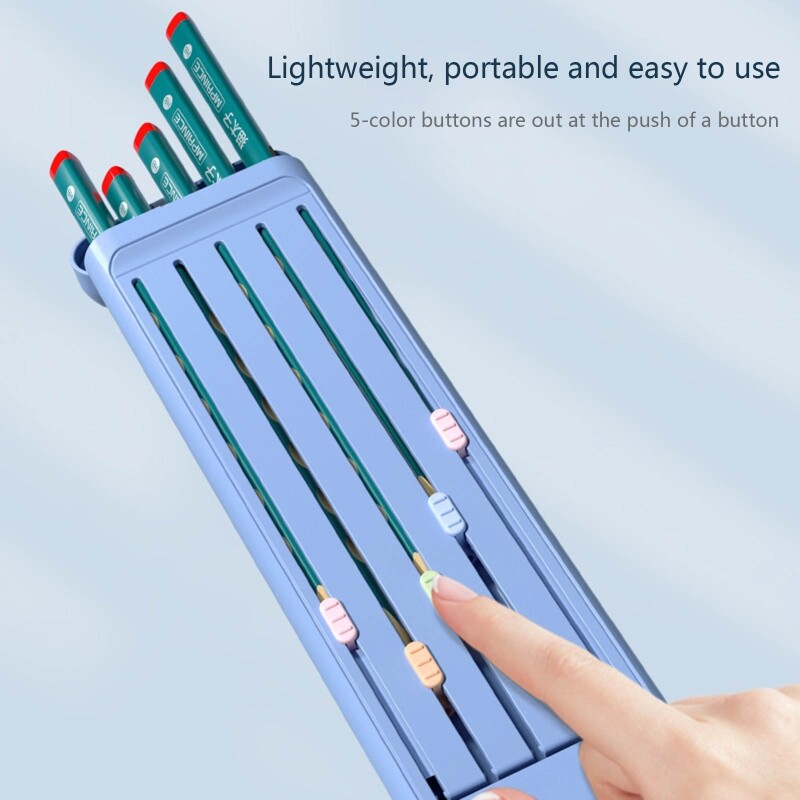 Student Stationery Set with Pencils Eraser Ruler Pen for Case ...