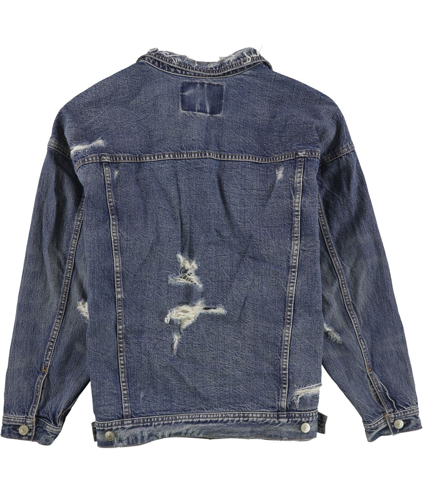 American Eagle Mens Distressed Jean Jacket | eBay