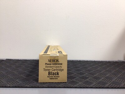 Genuine Xerox Phaser 6300/6350 Black Toner Cartridge 106R01076 New / | eBay