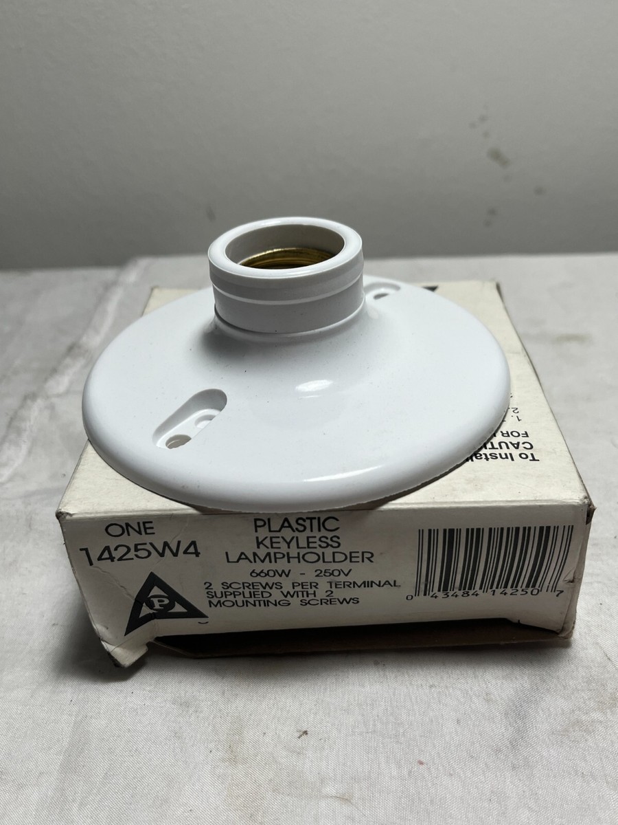 Plastic Keyless Lamp Holder