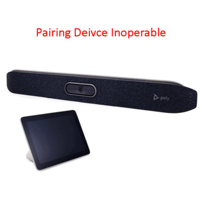 AS-IS Polycom Poly Studio X50 Video Bar P017 and TC8 Touch Control P020 ...