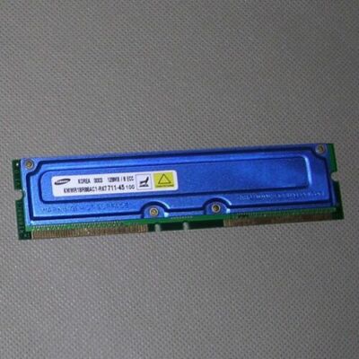 Samsung KMMR18R88AC1-RK7 (Cobalt Blue Color) RAM 128MB / 8ECC RDRAM 184 ...